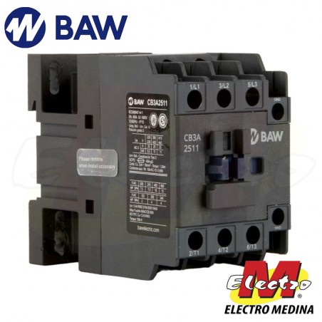 Contactor Tripolar 25a 24v 1na Baw