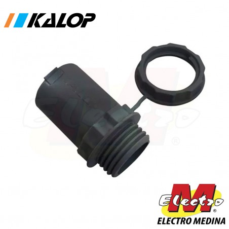 Conector Para Caño 20mm Doblado en Frío Linea Black PVC Kalop