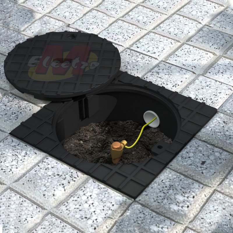 Kit Puesta a Tierra: Jabalina 5/8 x 1,5mt + Tapa