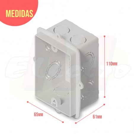 Caja Profunda Embutir Rectangular Conextube