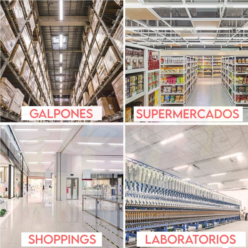 Liston LED Slim 36w 1,2m Luz Neutra Sica