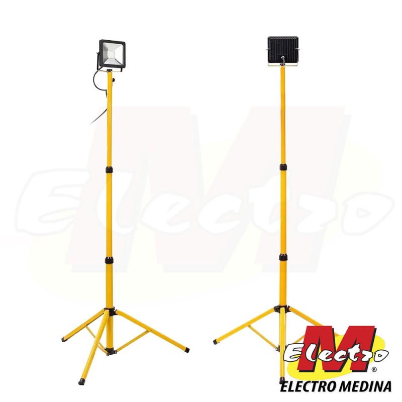 Trípode Simple + Reflector LED 30w Slim