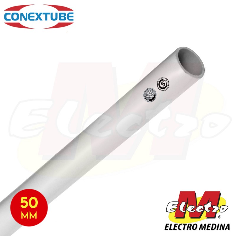 Caño 50mm Rigido x3mts Pvc Conextube