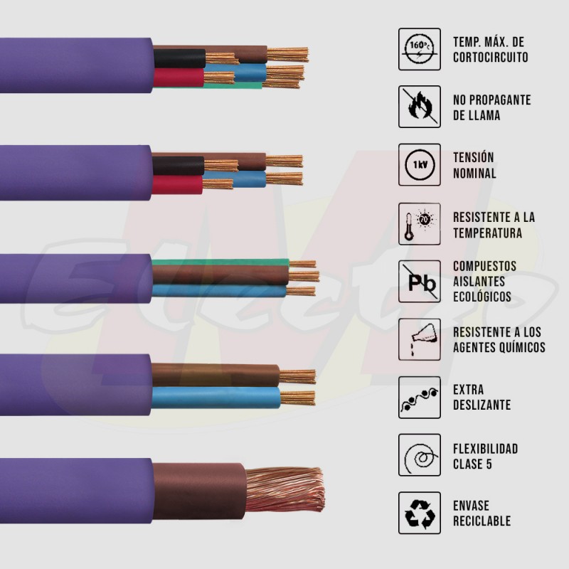 Cable Subterráneo 4x6 Kalop